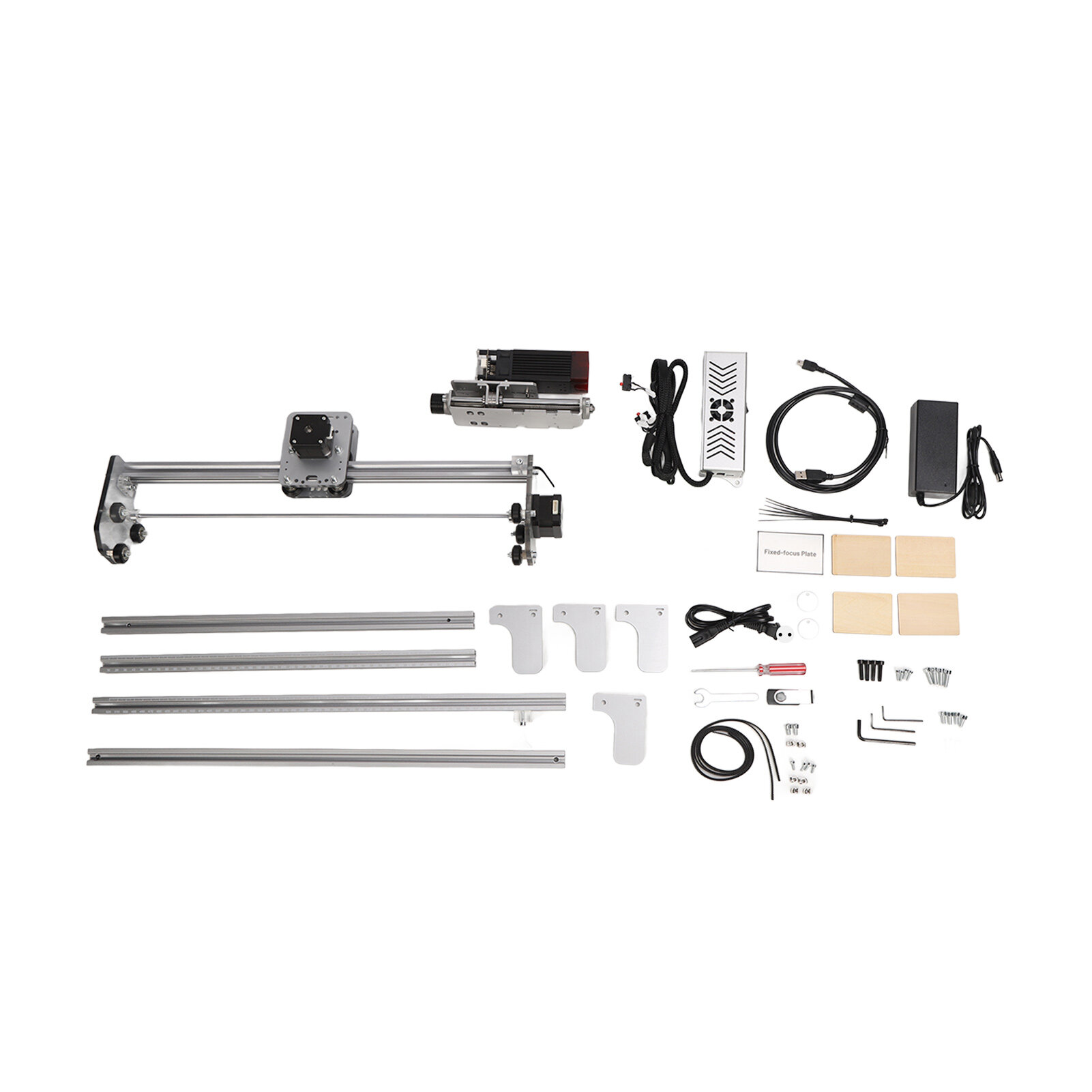 Лазерный гравер 20 Вт – рабочая зона 420×400 мм, EU Plug