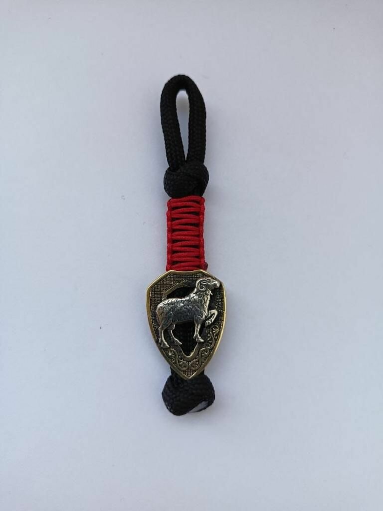 Темляк с бронзовой бусиной Овен