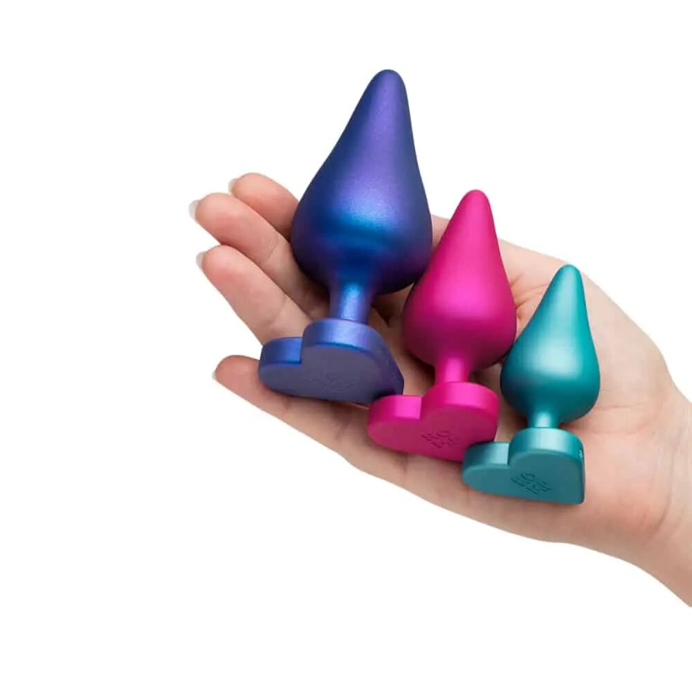 Набор анальных пробок Romp Luster, разного размера, силикон, 3 шт.