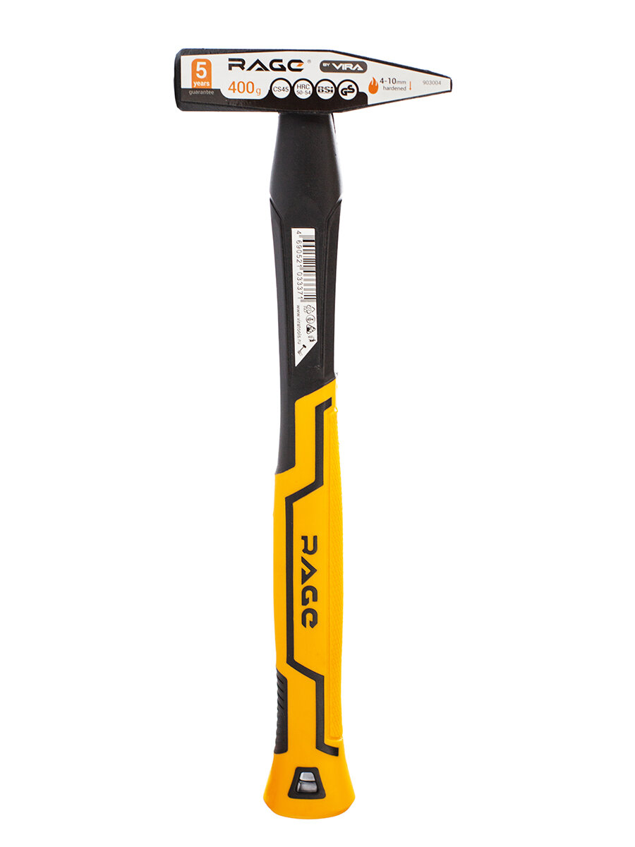Молоток строительный слесарный 400 г RAGE by VIRA
