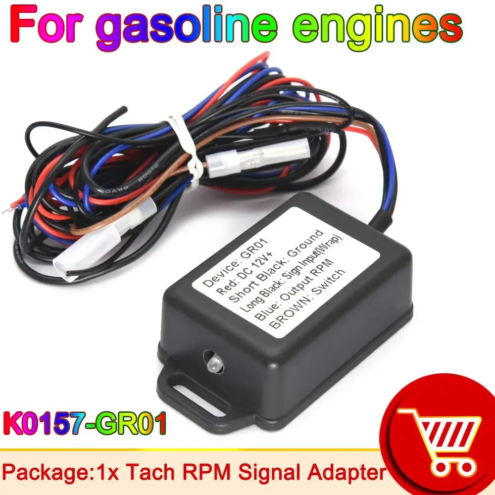 1 шт. адаптер тахометра для автомобиля, лодки, яхты, двигателя, тахометра, адаптер сигнала об/мин, датчик тахометра for gasoline engines