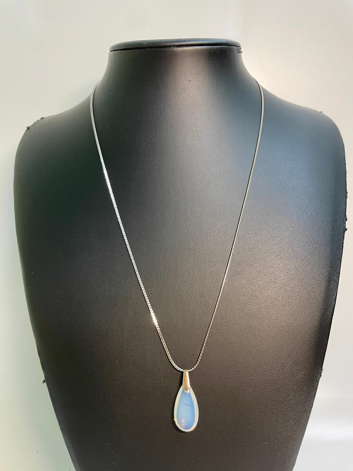 Винтажный кулон подвеска, опаловое стекло, времен СССР