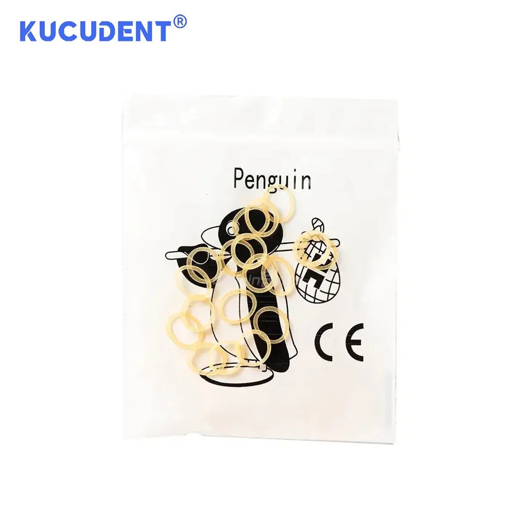 Резинки для брекетов KUCUDENT 100 шт. 5.0OZ Penguin