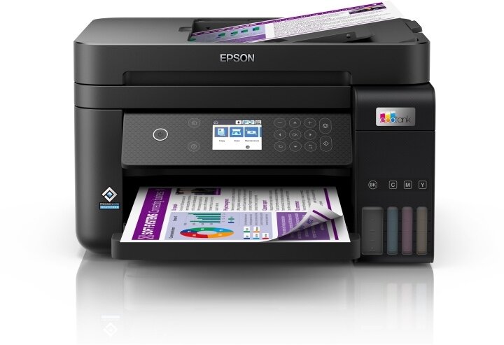 МФУ струйный Epson EcoTank L6270, принтер/сканер/копир, (A4, 4800x1200dpi, до33чб/20цв. ppm, СНПЧ, ADF35, Duplex, WiFi, USB)