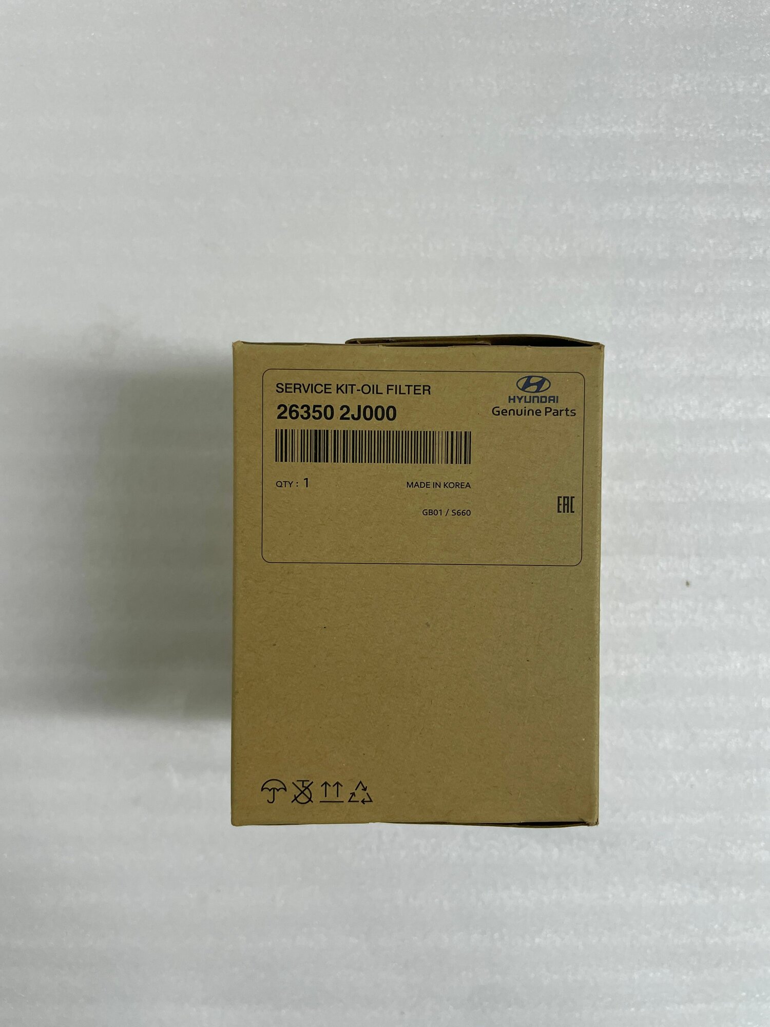 Масляный фильтр 26350 2J000 на HYUNDAI