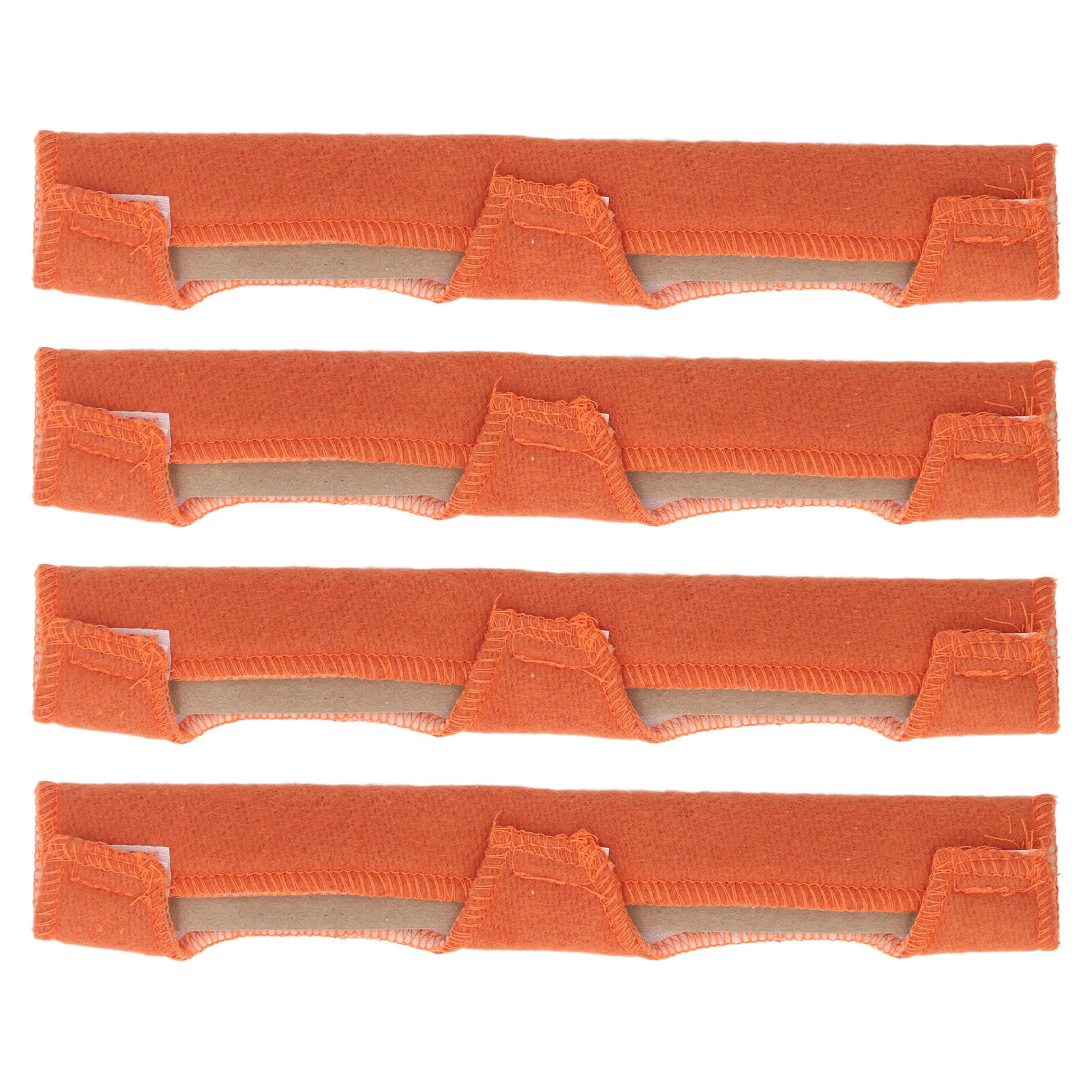 4 шт. повязки на каску от пота, моющиеся хлопковые подкладки, аксессуары для сварочной каски, оранжевые