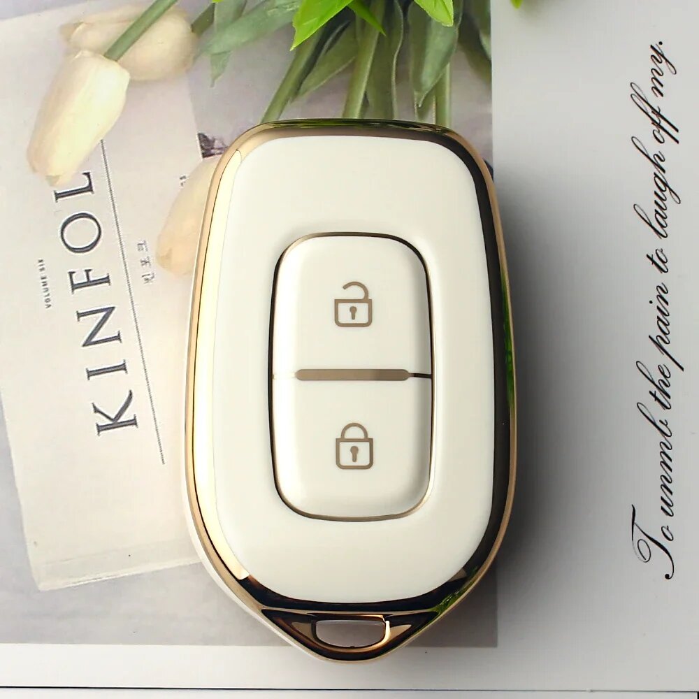 KEYYOU чехол для автомобильного ключа из ТПУ для Renault Sandero Dacia Logan Lodgy Dokker Duster Trafic Clio4 Master3, защитный чехол для ключа