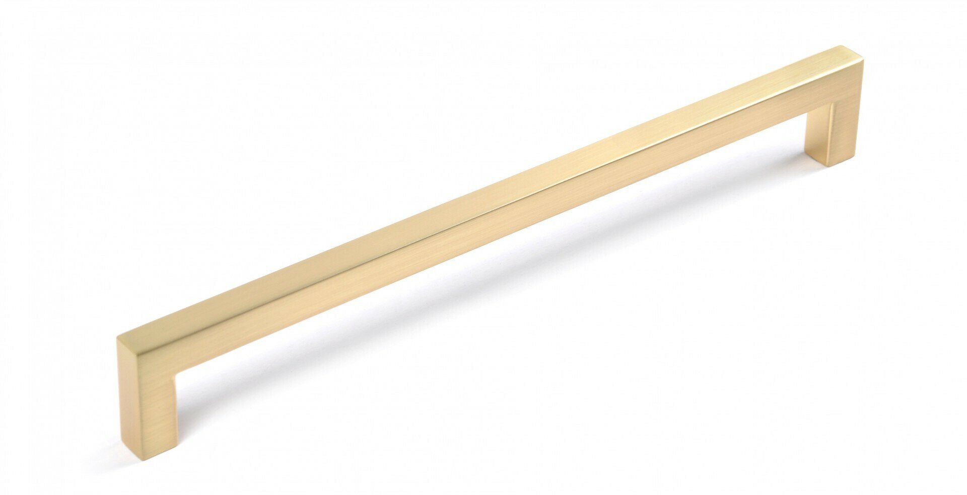 Мебельная ручка QUADRA RS043MBSG.4/192, матовое брашированное сатиновое золото