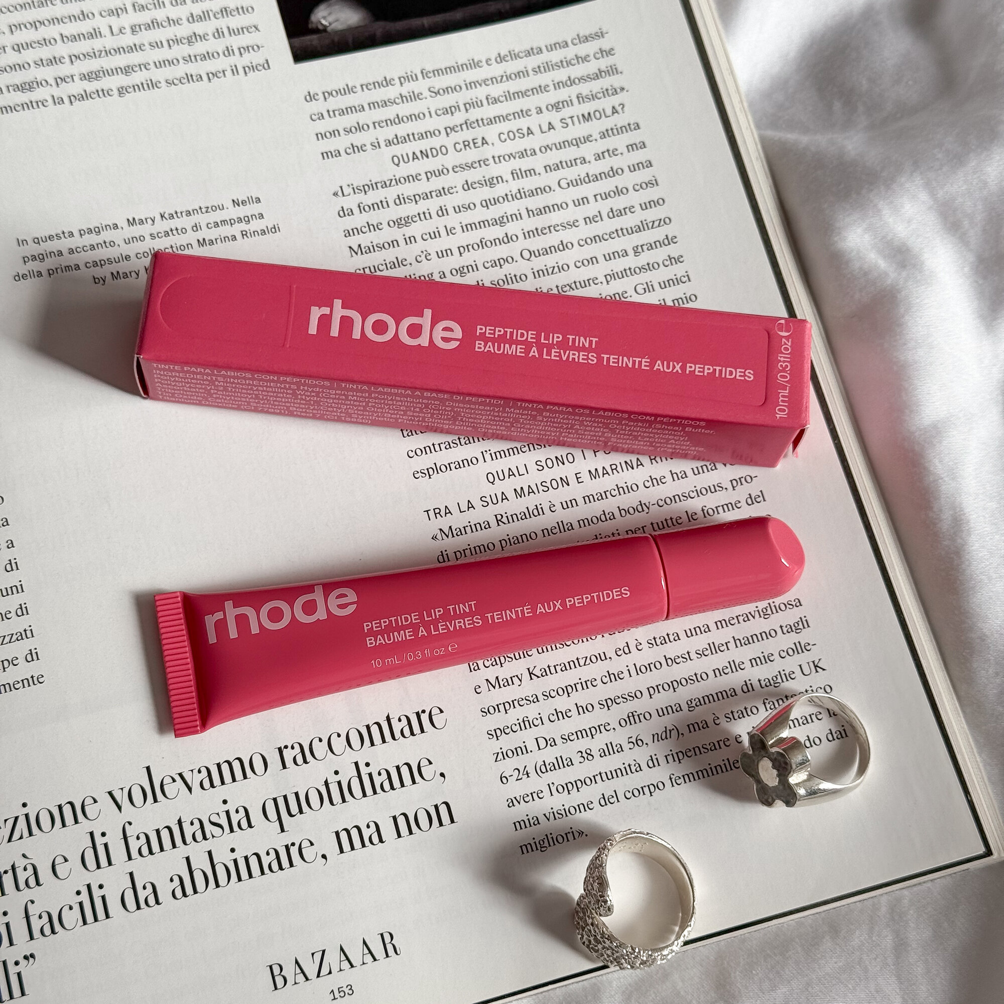 RHODE тинт для губ Peptide Lip Treatment оттенок Sugar Cookie, лимитированная весенняя коллекция