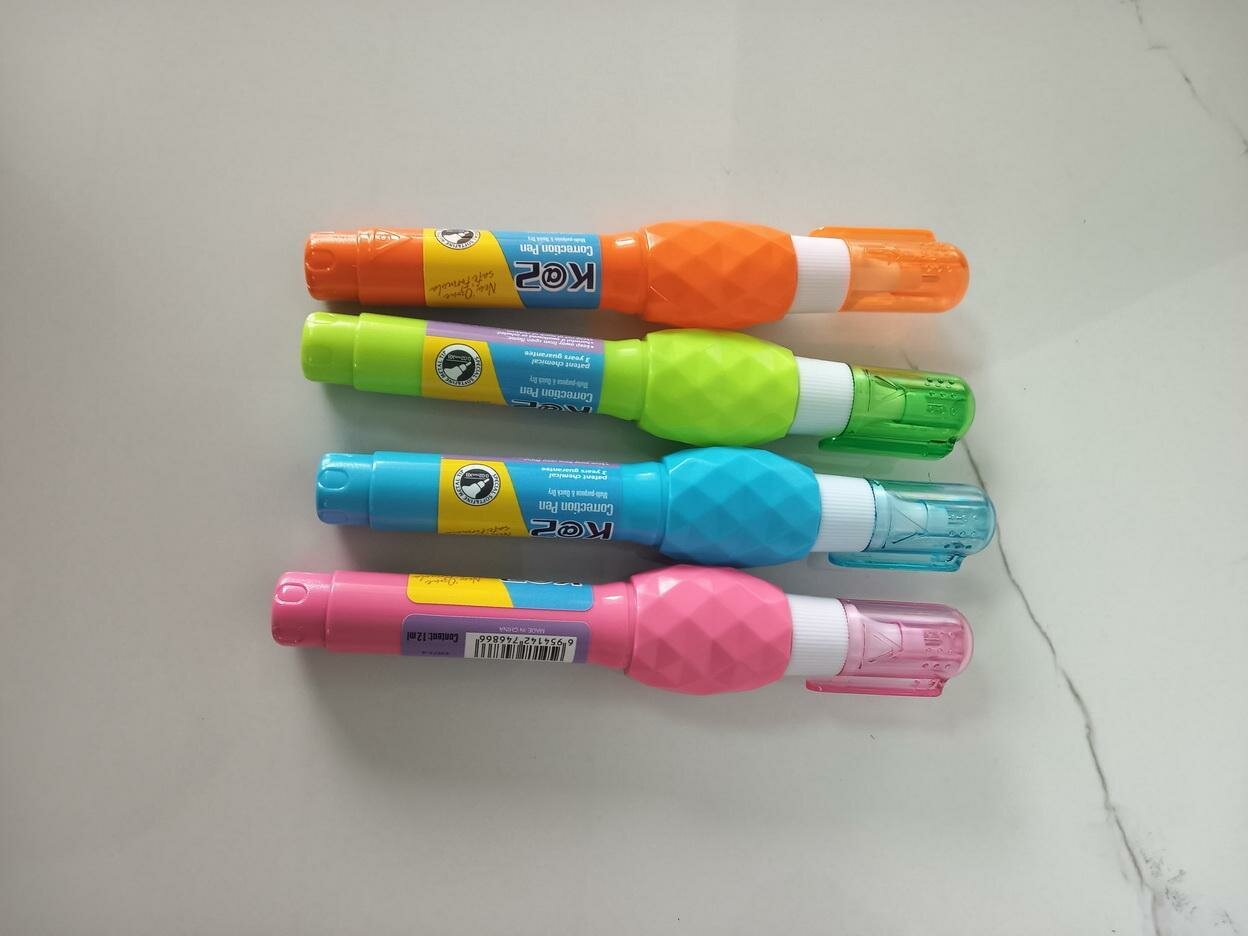 Корректирующий карандаш 'Neon' 12мл, металлический наконечник, 4 цвета