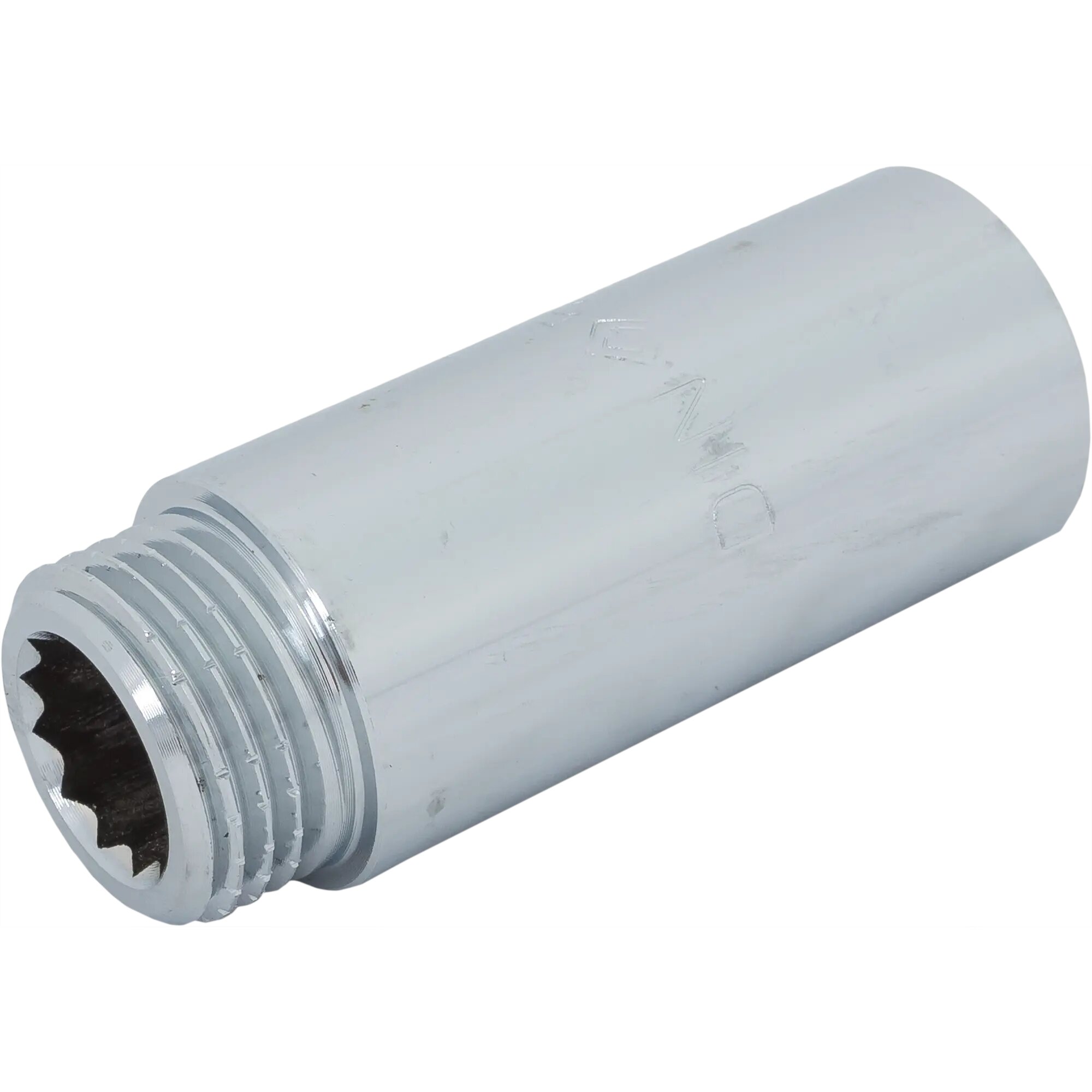 Удлинитель латунный 1/2x1/2, длина 50 мм, резьба ВР-НР, модель 127-1751