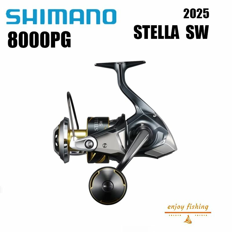 SHIMANO Спиннинговые Катушки Рыболовные 2025 STELLA SW 8000PG