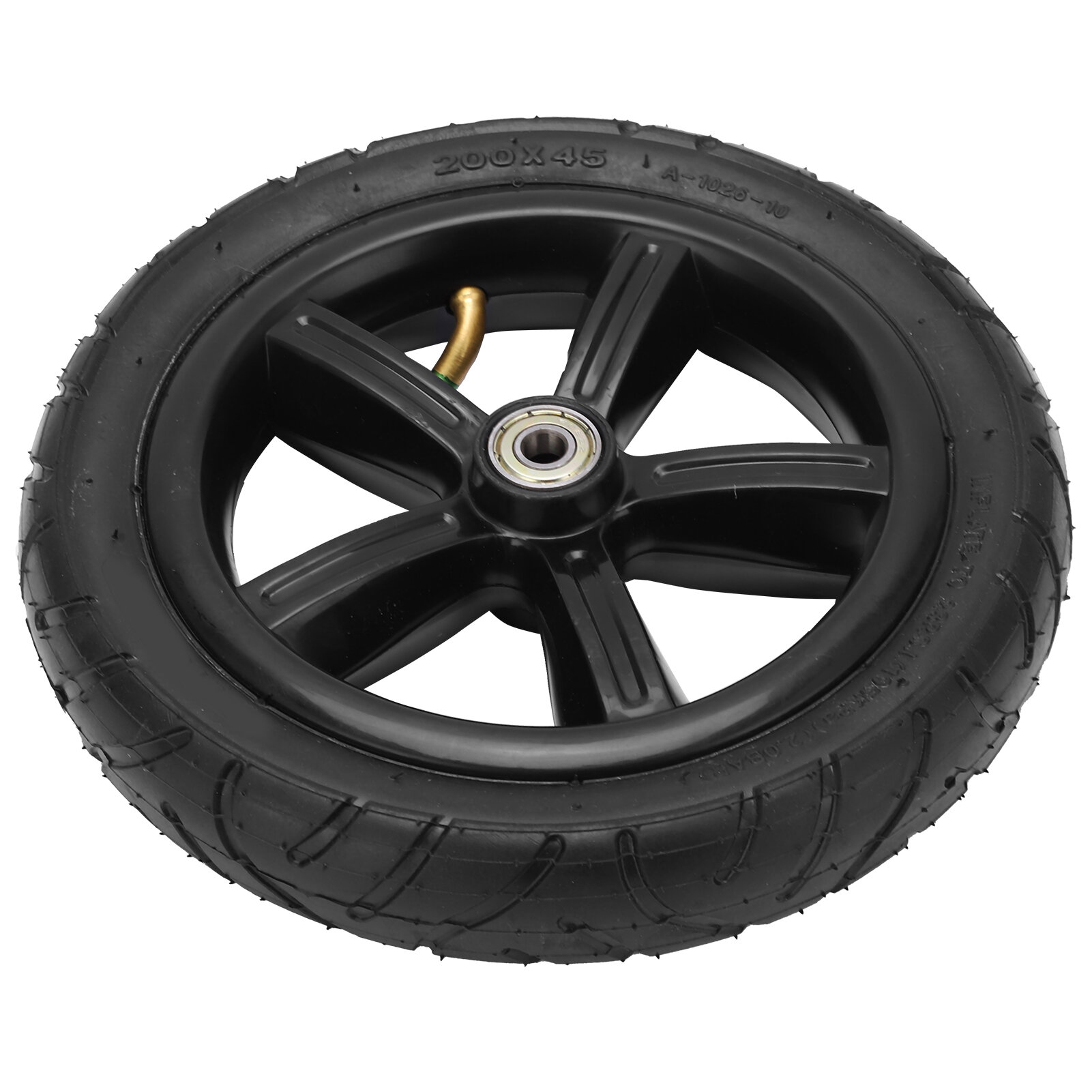 8-дюймовое пневматическое колесо 200x45 мм, сменная ступица для электрического скутера с подшипниками и внутренней трубкой, высококачественная пневматическая шина для плавной езды