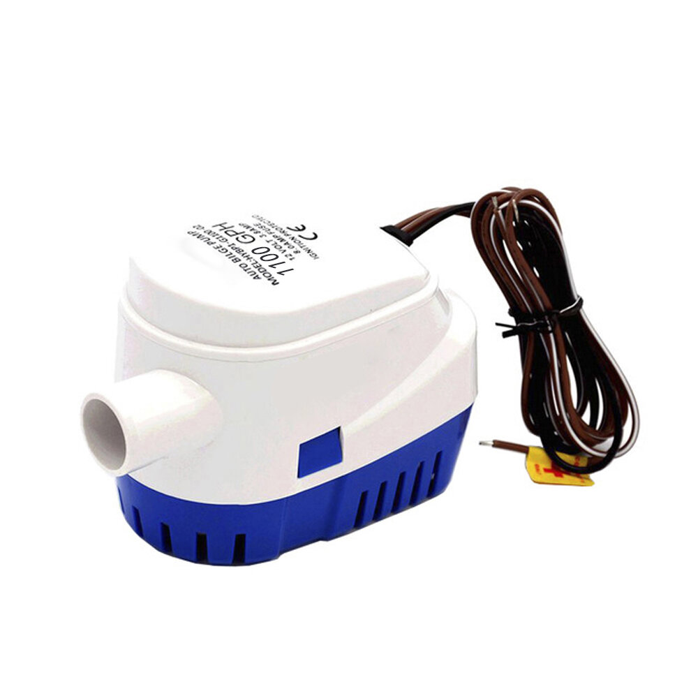 DC12V/24V 600/750/1100GPH Automatic Bilge Pump Submersible Boat Water Electric with Float Switch Marine Equipment