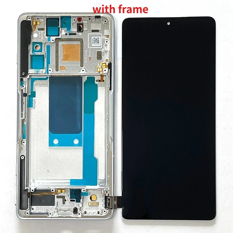 Amoled для Xiaomi redmi k40 игровой M2012K10C M2104K10AC ЖК-экран сенсорное стекло with black frame