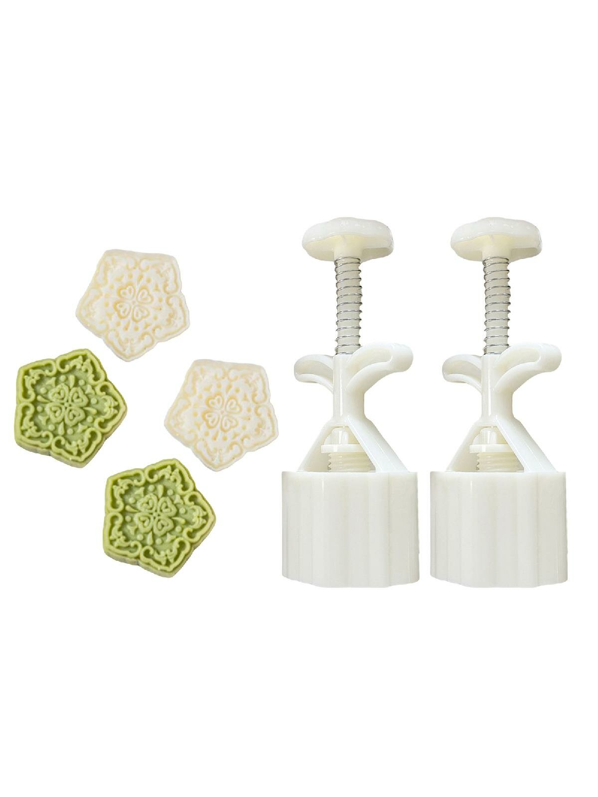 Традиционные формы для лунных пряников с узорами, инструмент для изготовления лунных пряников на праздник середины осени, ручной пресс для печенья и выпечки лунных пряников