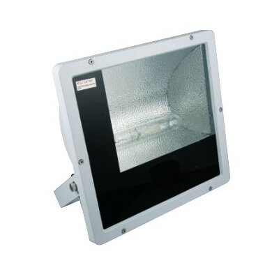 Прожектор металлогалогенный CRONER SAPFIR 250W с асимметричным отражателем SAPFIR SIL 250D E40 серый цвет 220v IP65