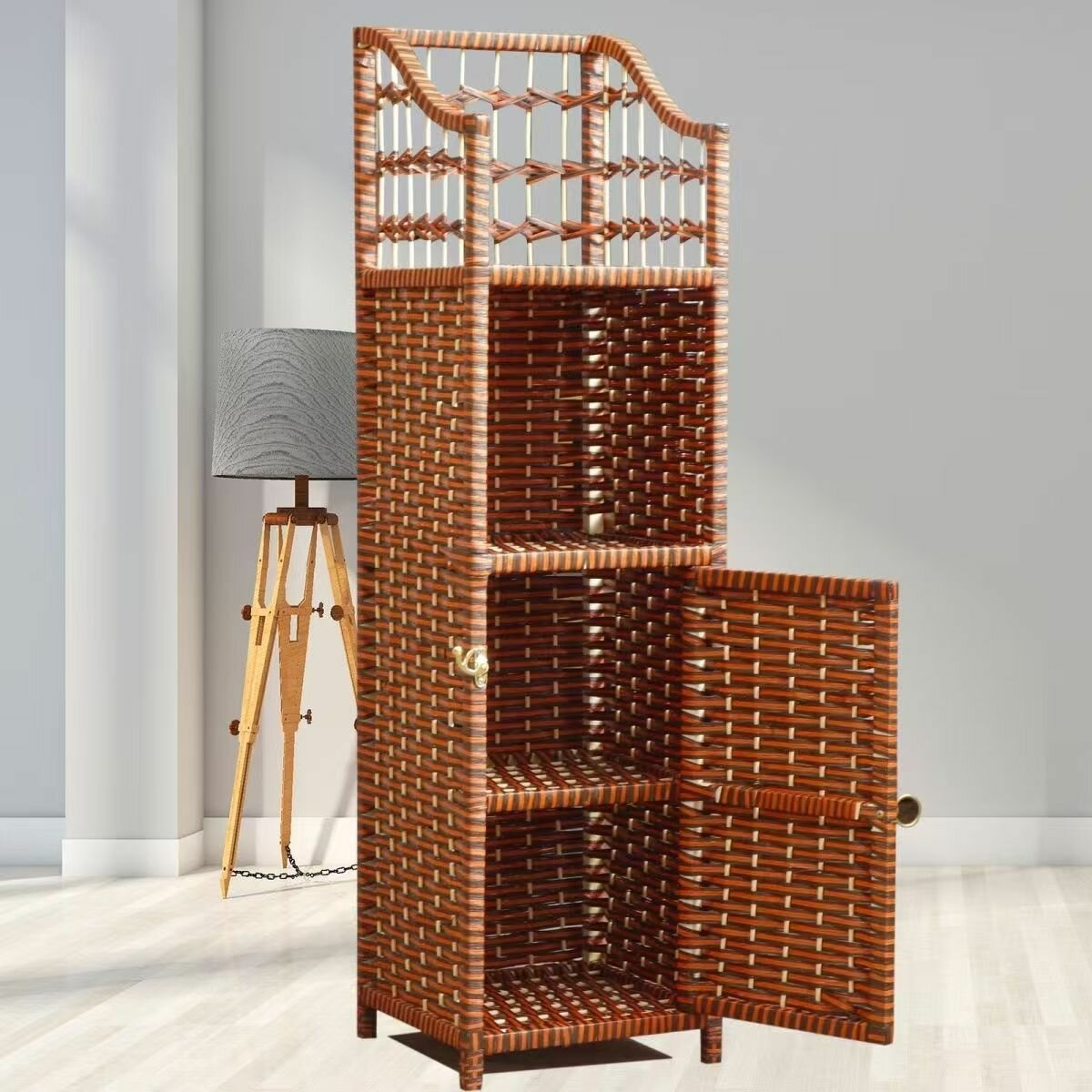 Узкое ротанговое изголовье