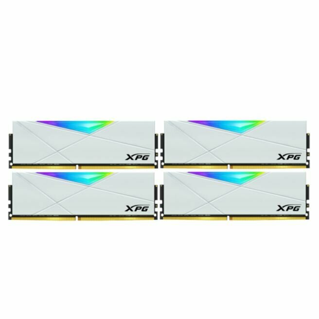 Оперативная память ADATA XPG SPECTRIX D50 RGB (AX4U36008G18I-QCWH50) DIMM DDR4 32 ГБ - 4 шт, 3600 МГц