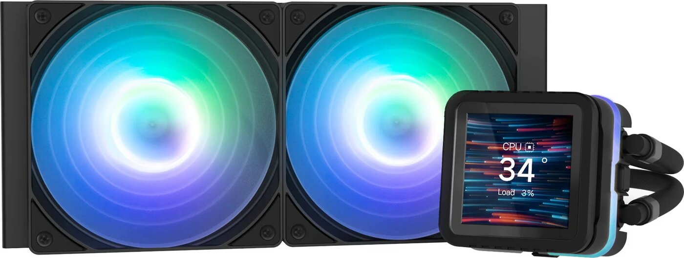 Кулер для процессора (СЖО) Zalman ALPHA2 DS A24 Black (All sockets, PWM)