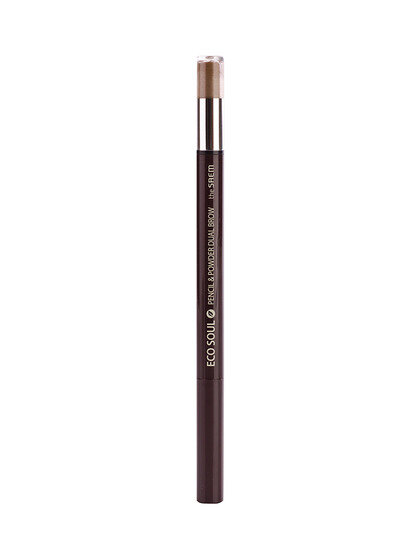 Карандаш-пудра Sung bo Cleamy для бровей Eco Soul Pencil & Powder Dual Brow 02. Deep Brown, 0,5гр*0,3гр