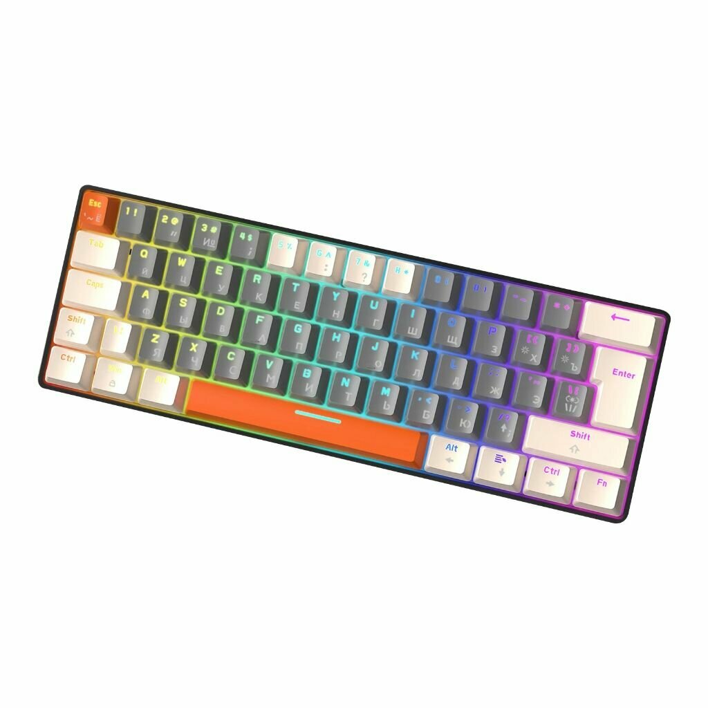 Механическая клавиатура T60 Russian Mechanical Keyboard - Shimmering Red Shaft Edition