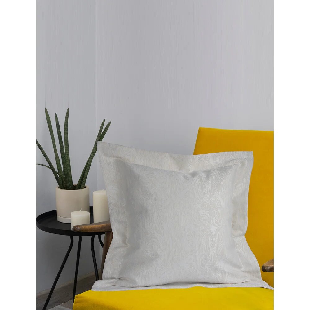 Kauffort , Подушка декоративная, на молнии "Сабина", 50x50, цвет крем 122017620