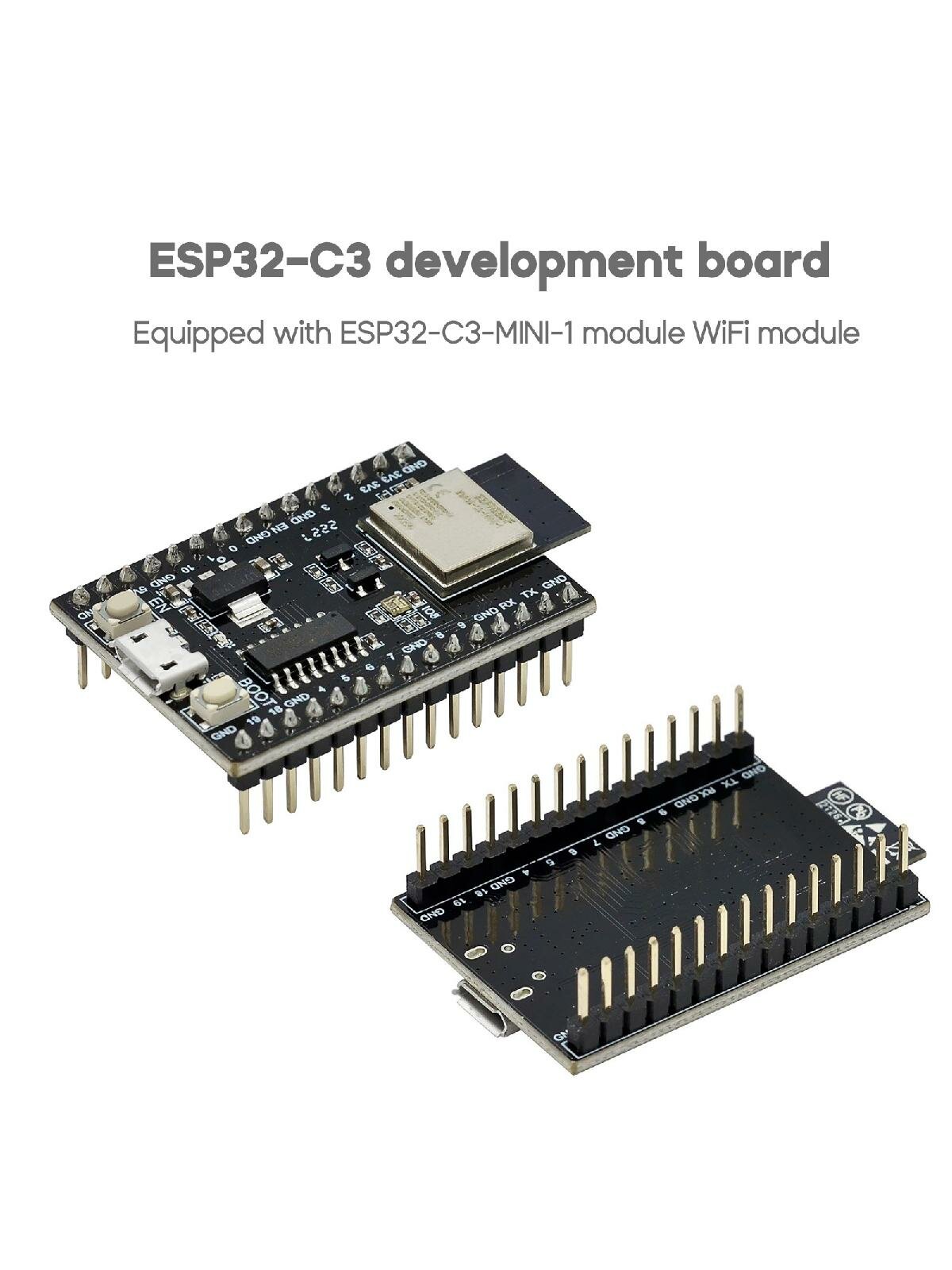 ESP32-C3 Development Board Core Board Equipped with ESP32-C3-MINI-1 Module WiFi Bluetooth-compatible 5.0 Module — фото 1