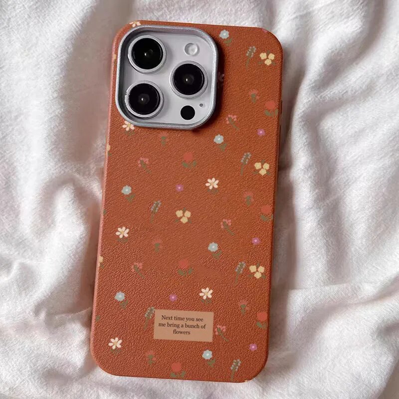 Красочный маленький чехол для телефона с цветочным принтом для Для iPhone 16 Pro Макс, Y2-T7980