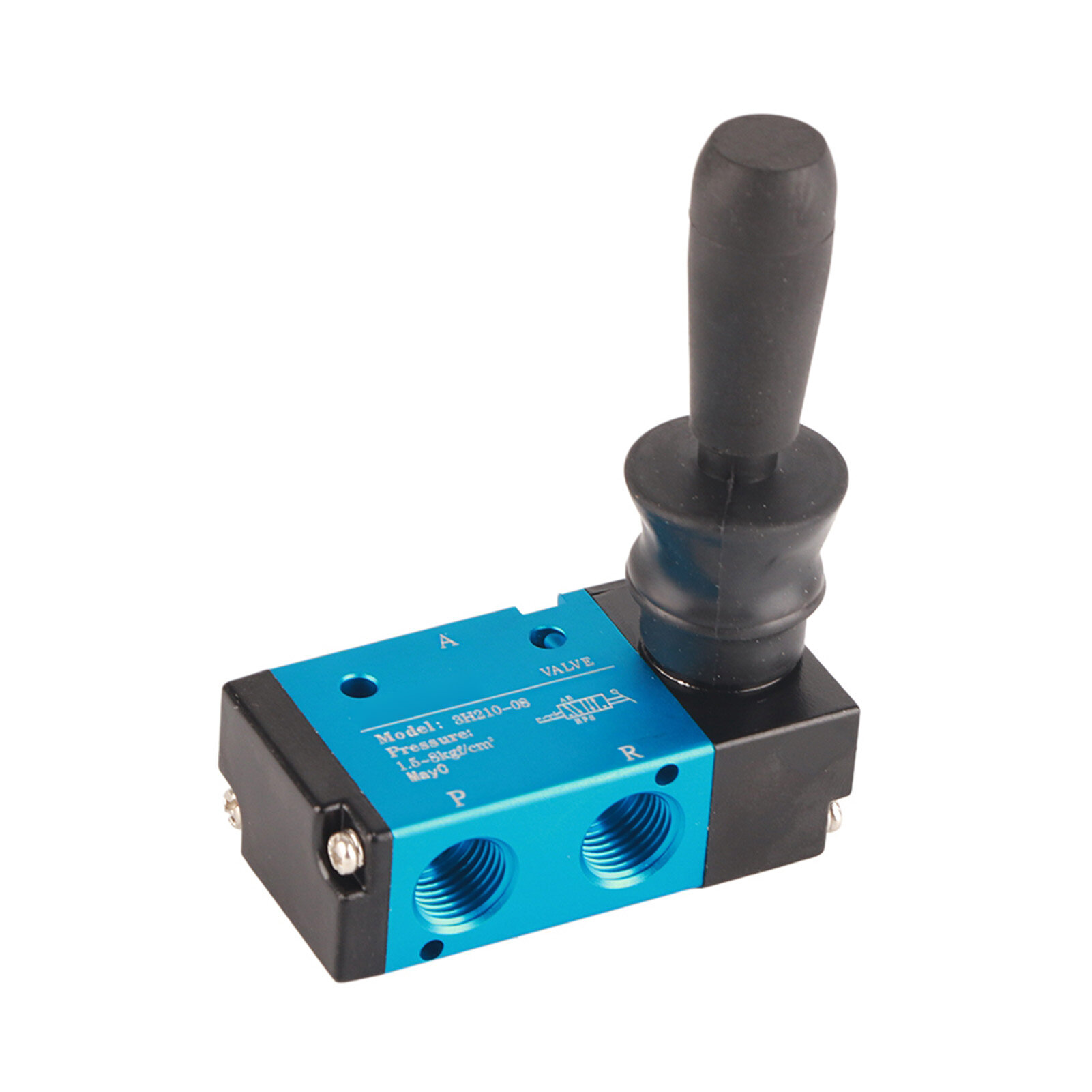 3H210‑08 Двухпозиционный трехходовой пневматический клапан управления воздухом с ручным рычагом 1/4 дюйма