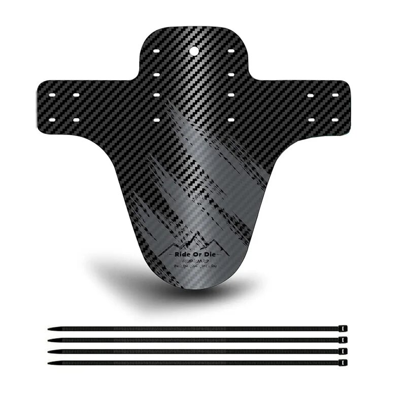 Карбоновые крылья для горного велосипеда Черный, ZGL-Gray 1PC