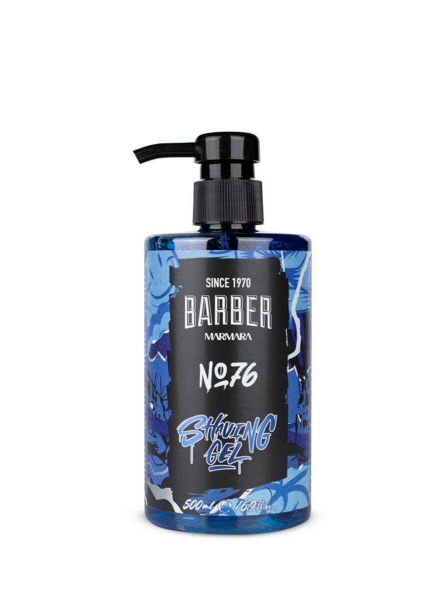 Гель для бритья мужской Marmara Barber № 76, цитрусово-мускусный аромат, 500 мл