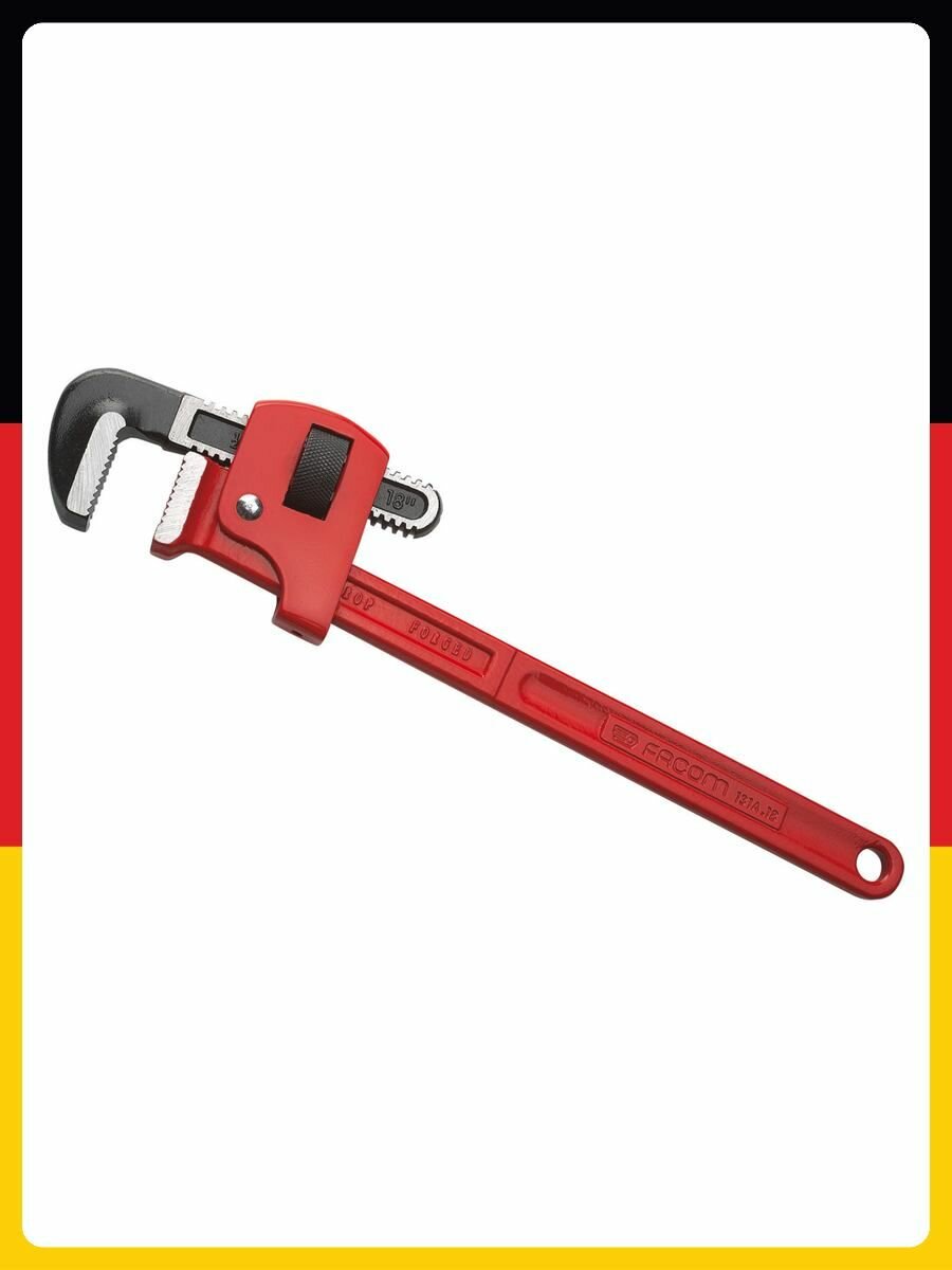 Трубный ключ Facom, модель Stillson, сталь, макс. открытие 49 мм