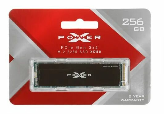 256 ГБ SSD M.2 накопитель Silicon_Power XD80 (SP256GBP34XD8005)