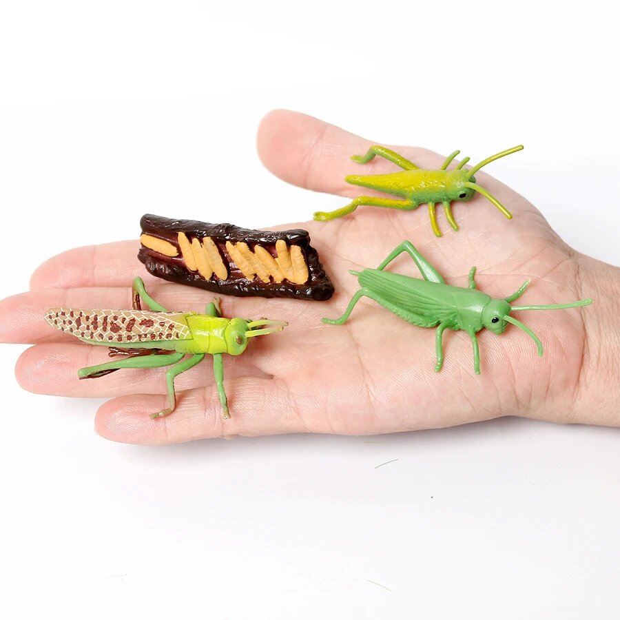 Фигурки насекомых ONLYFIGURES grasshopper 4pcs-2