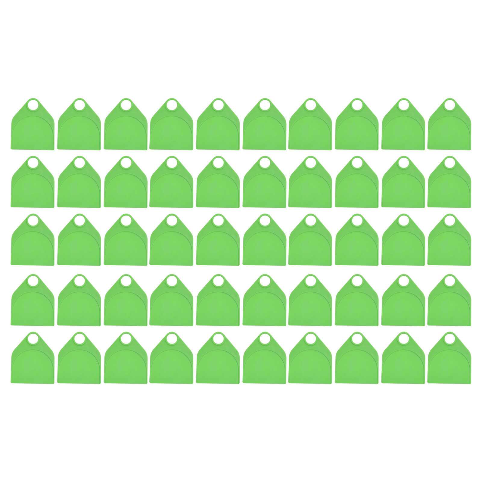 Бирки для идентификации скота, 50 шт. многоразовые бирки для шеи животных из ТПУ, этикетки для крупного рогатого скота, овец, коз с отверстием