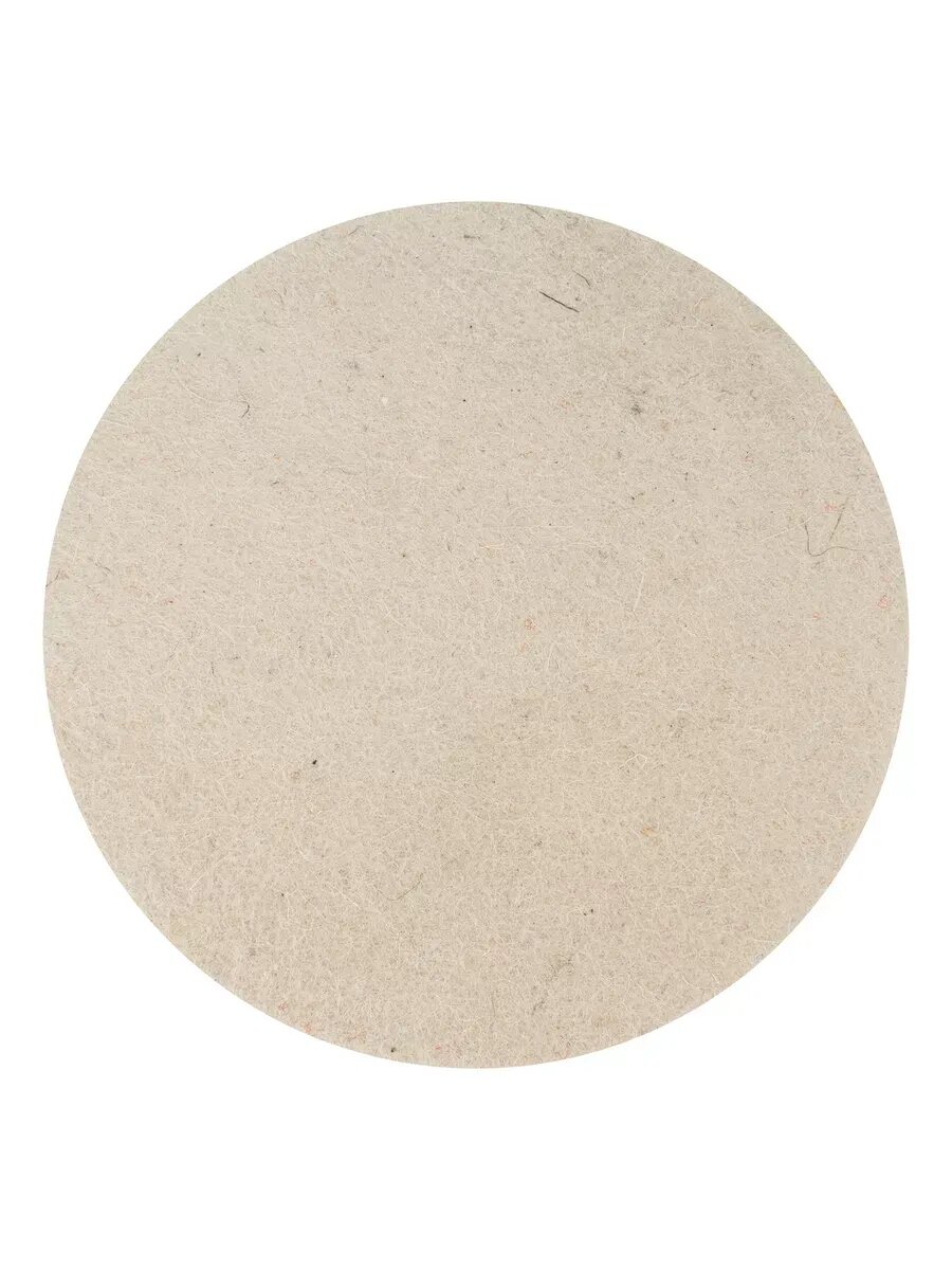 Круг полировальный на липучке 150х7 мм, войлок, MATRIX 75930