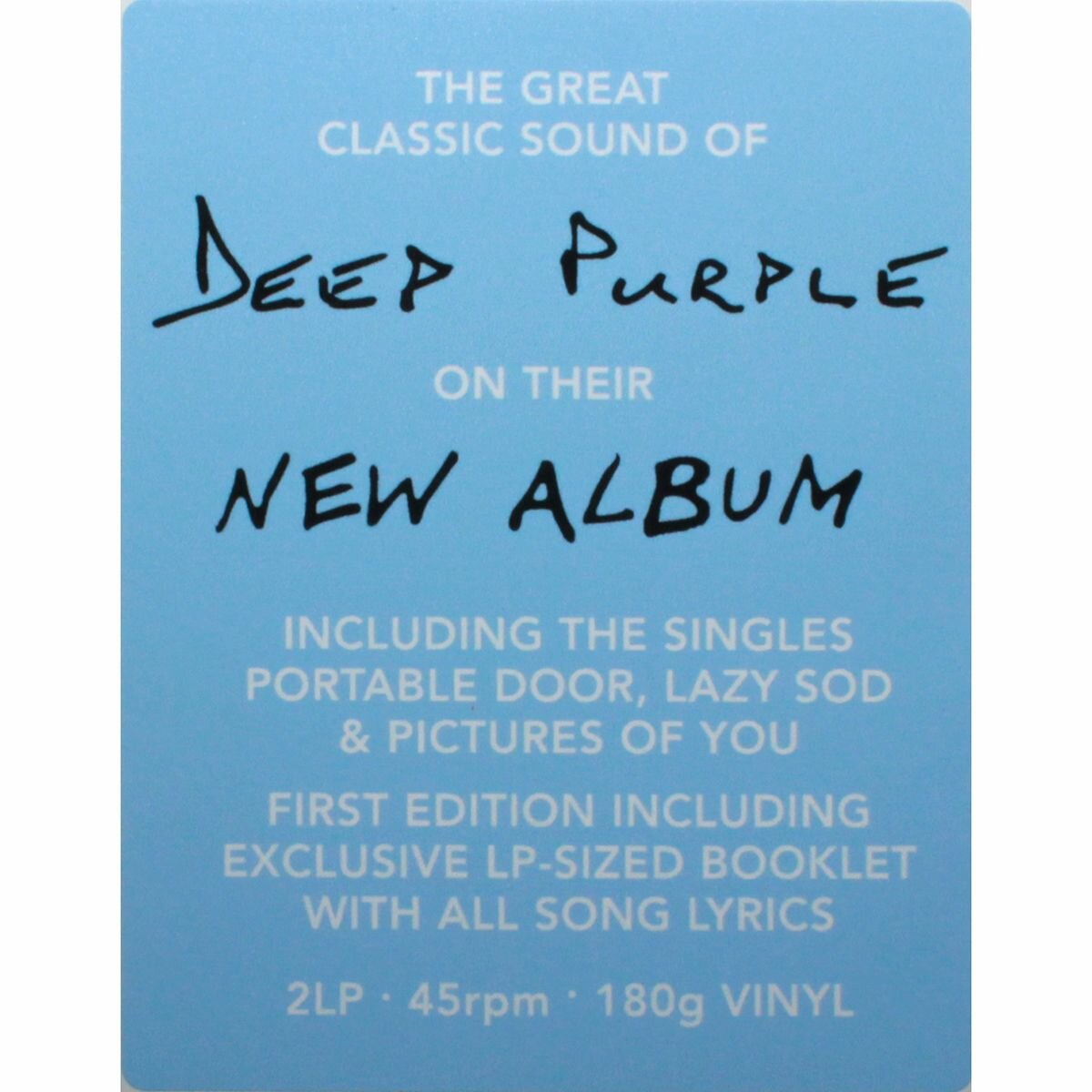 Виниловая пластинка Deep Purple " 1" LP — фото 1