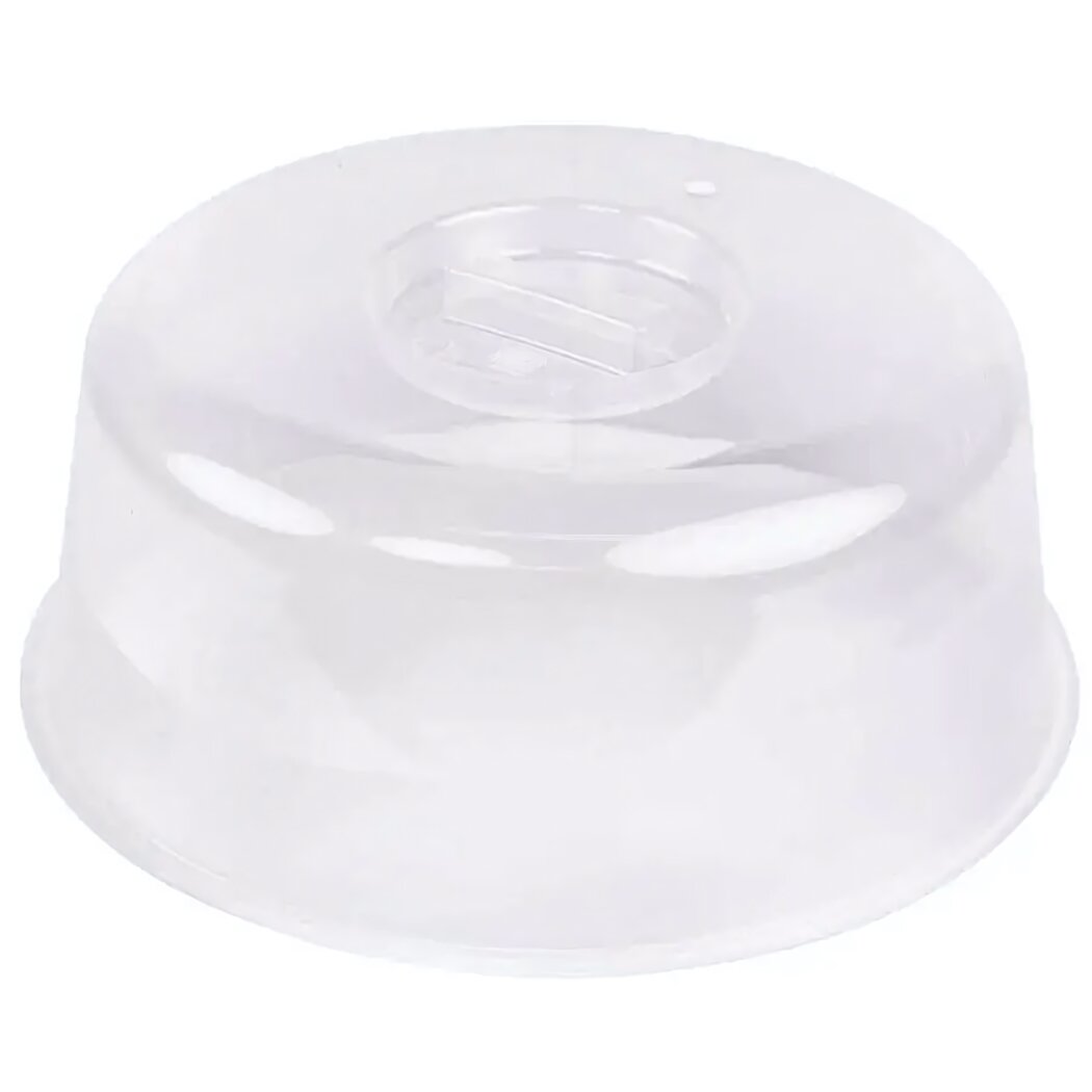 Крышка для микроволновки «Смак» диаметр 250 мм, пластик прозрачный, защита от брызг