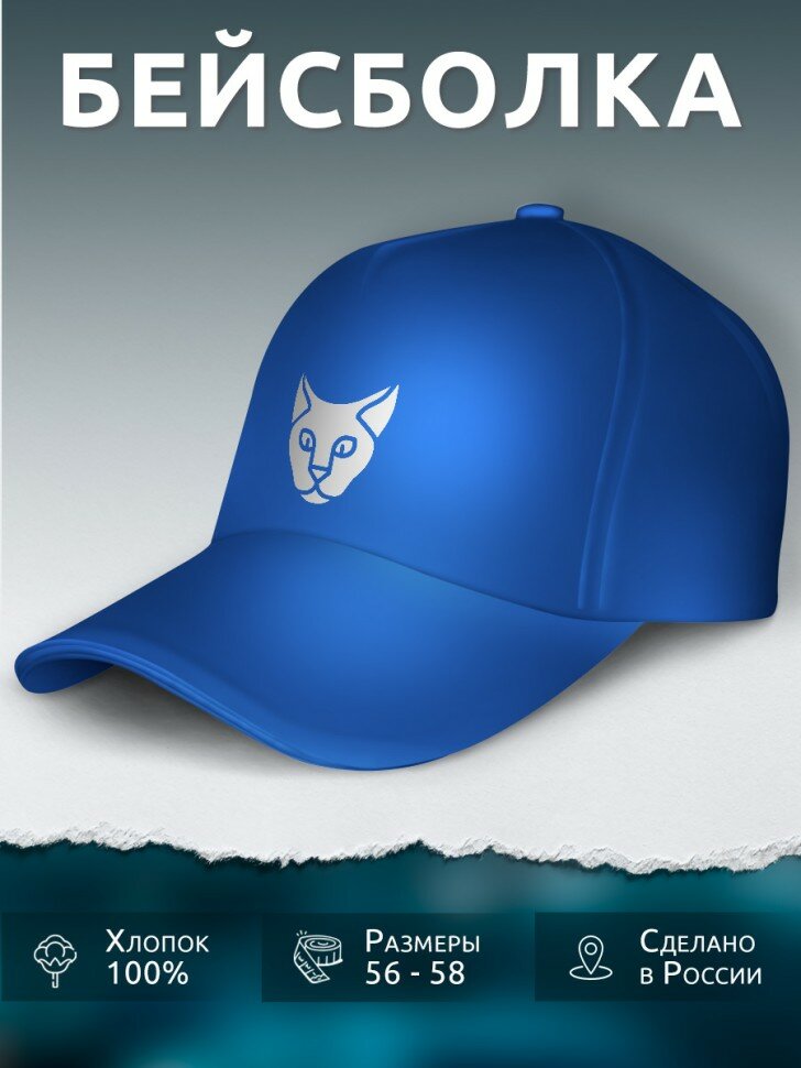 Бейсболка  классика для мужчин и женщин