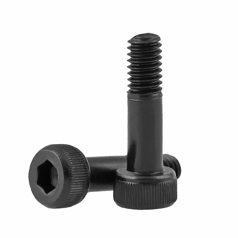 Винт полурезьбовой M4 Black 25mm 5шт