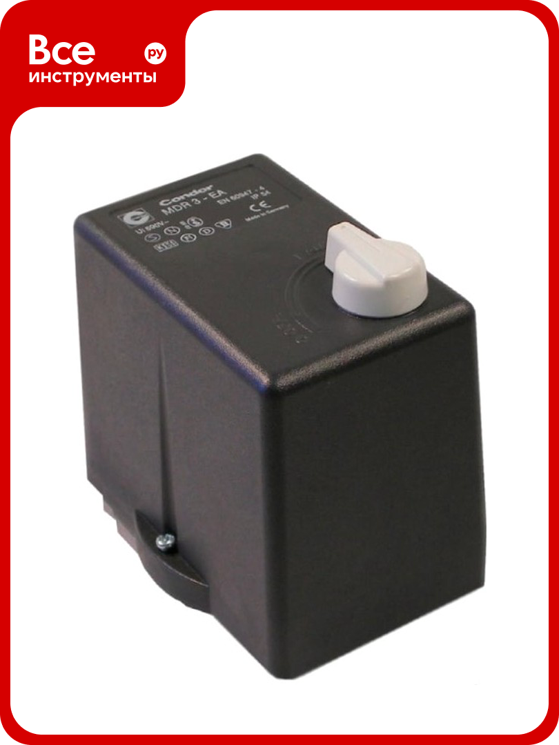 Реле давления MDR 3/11 R3/6.3 CONDOR WERKE, 3 condor werke 100387608 предназначено для компрессора
