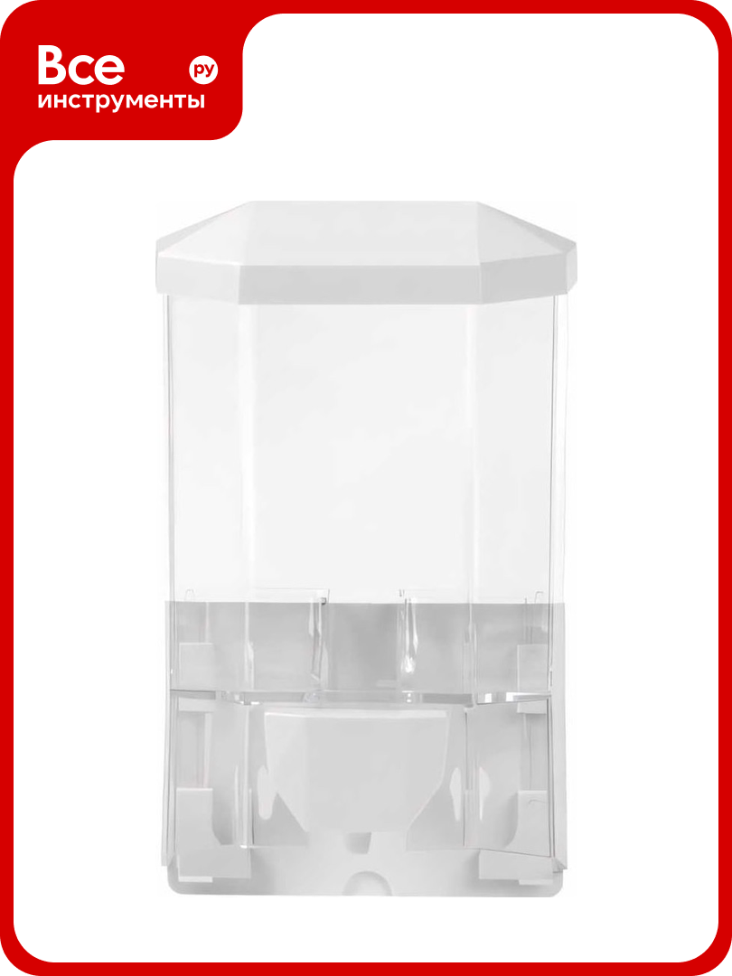 Диспенсер для жидкого мыла лайма ORIGINAL наливной, 0.5 л, прозрачный 605772