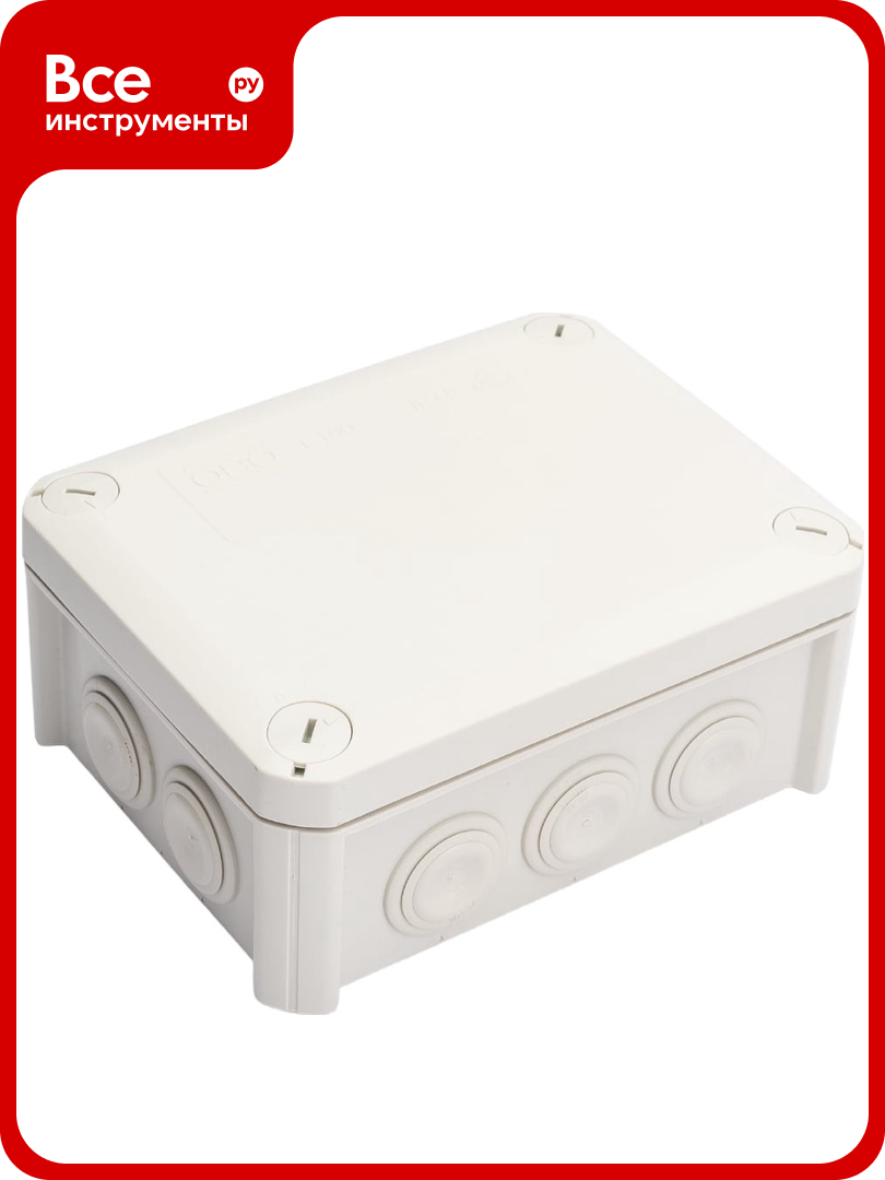 Распределительная коробка OBO Bettermann 150x116x67 мм, полипропилен, IP 66, 10 вводов M25 2007077