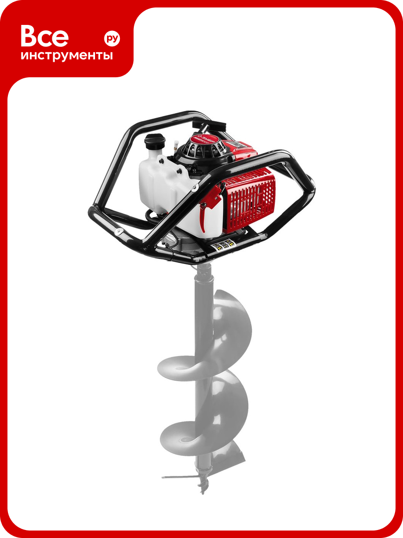 Мотобур Зубр МБ2-300, для бурения лунок в мягких