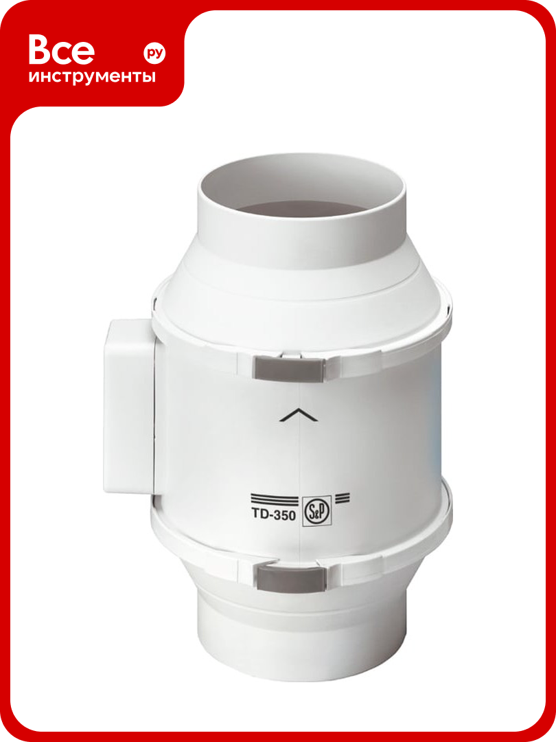 Вытяжной, Soler&Palau, канальный вентилятор Soler&Palau TD500/160 3V 03-0101-212, пластика высокого качества