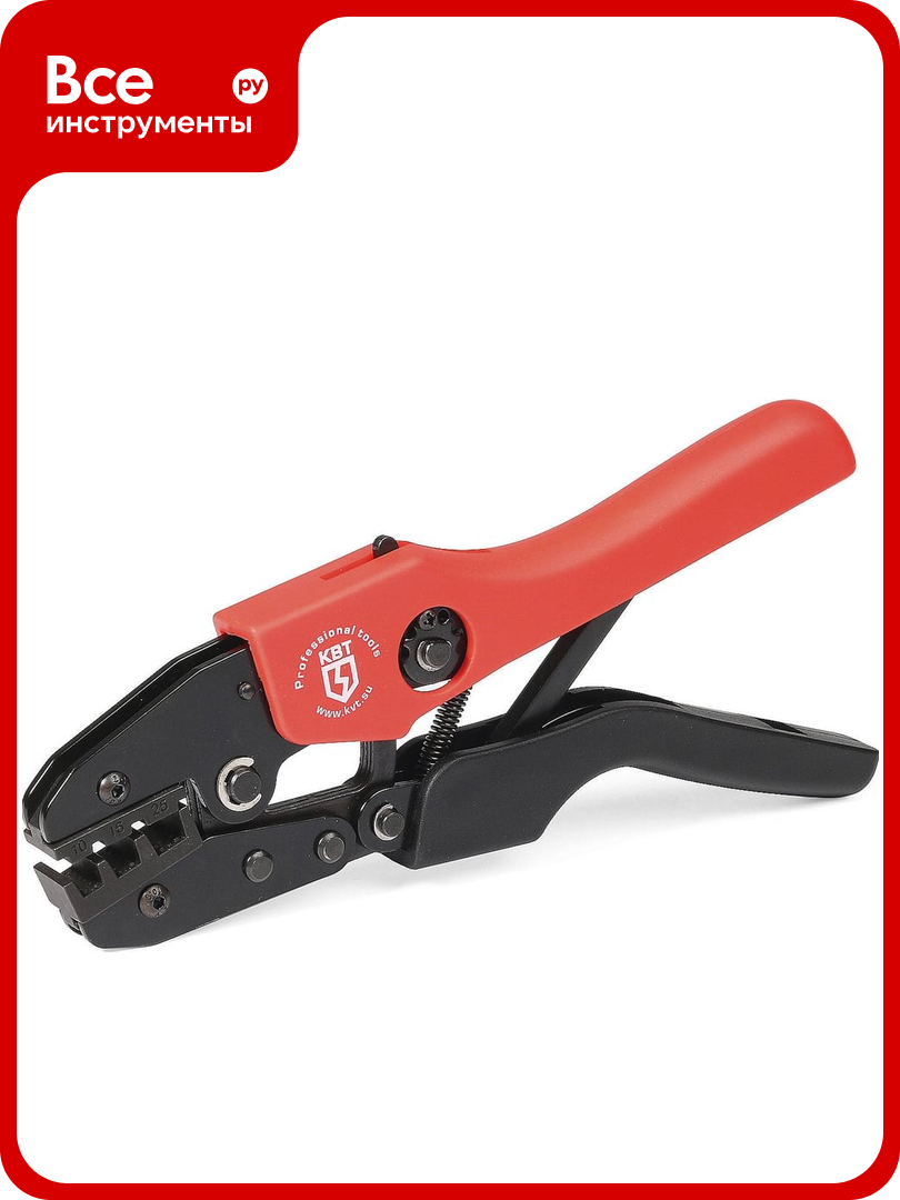 Пресс-клещи КВТ CTK-03 56540, для опрессовки втулочных наконечников НШВИ