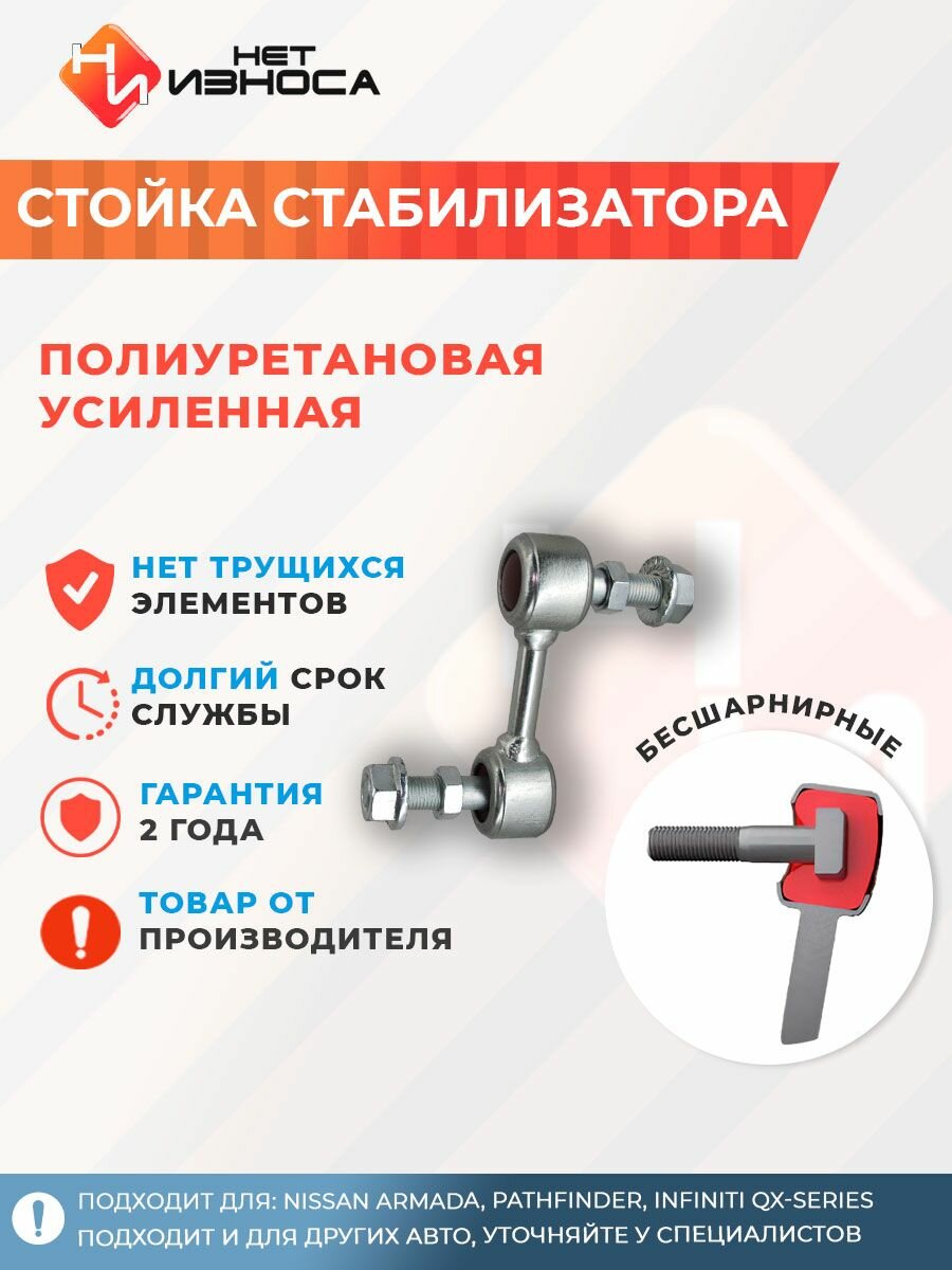 Стойка стабилизатора усиленная полиуретановая подвеска для машины, автозапчасти NL227 Nissan ARMADA, PATHFINDER, Infiniti QX-series / QX80
