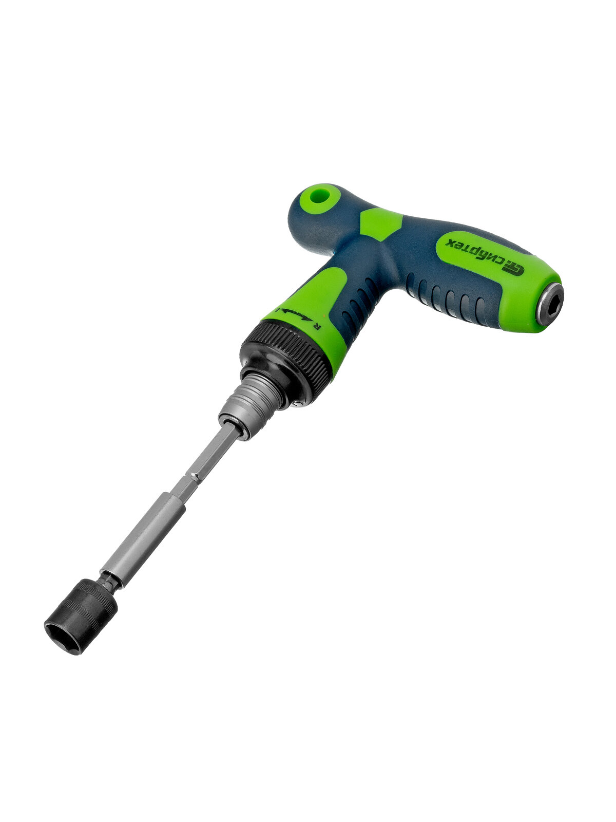 Отвертка Т-образная реверсивная с набором бит Сибртех торцевых головок, 33 предмета, CrV 13382