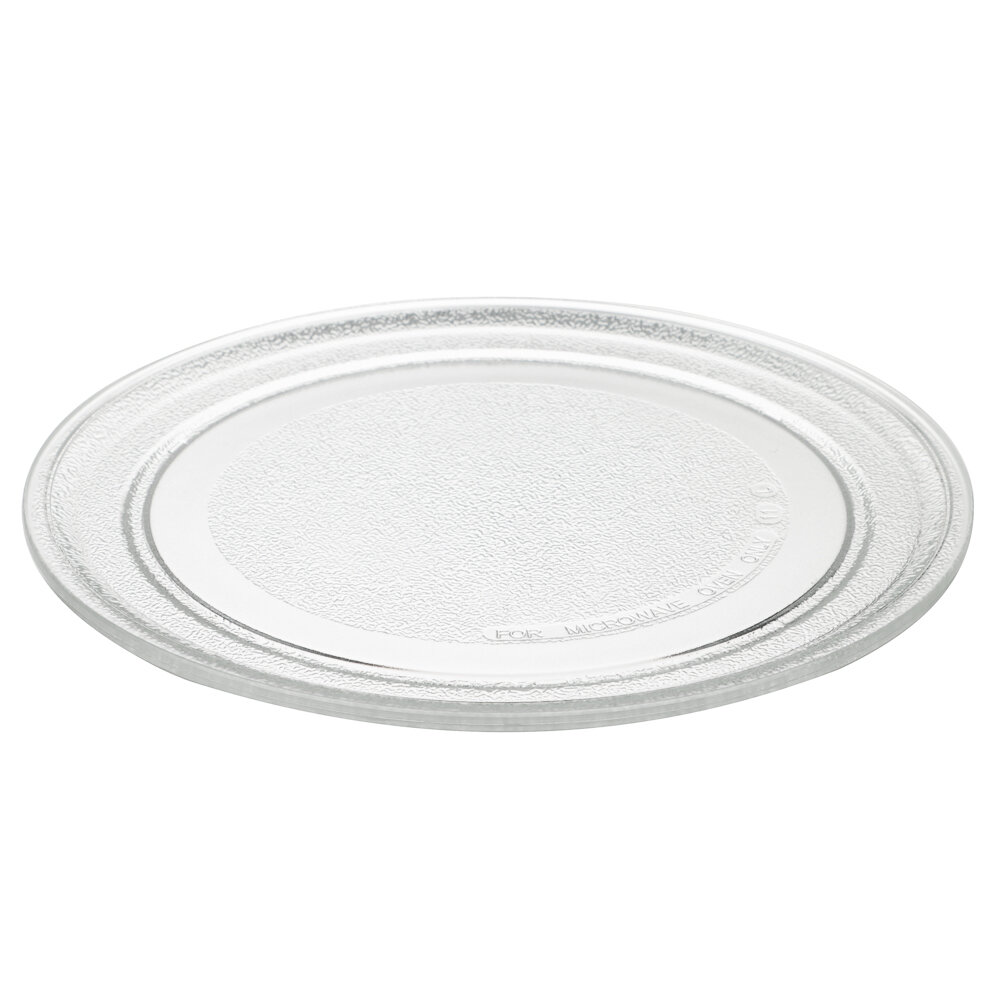 Тарелка для микроволновки стеклянная 24,5 см, крепление под крестовину
